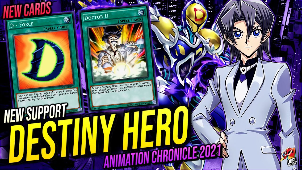 Deck Destiny Hero - New Support from Animation Chronicle 2021 - YouTube