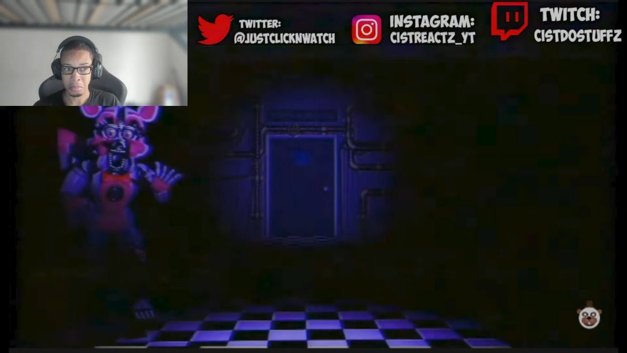 (FNAF VHS) Funtime Auditorium REACTION || LIGHT THE BEACON - YouTube