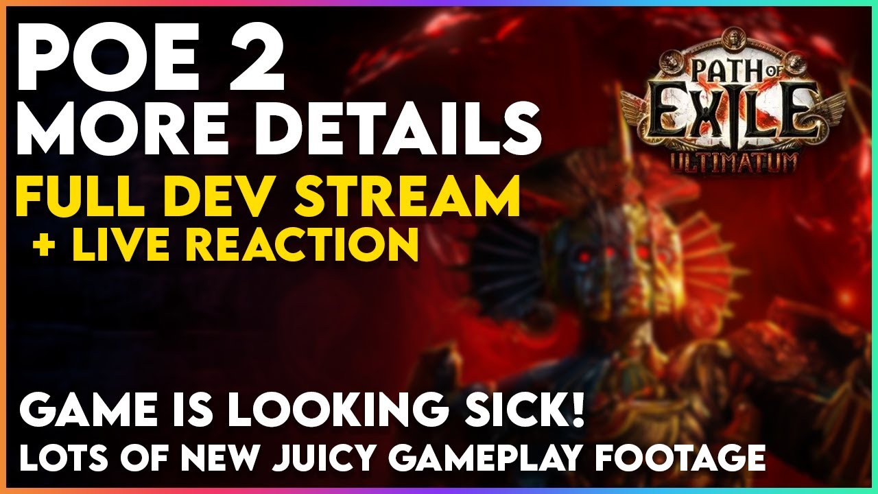 PoE 2 Dev Stream! Live Reaction + My Thoughts -- Lots of new Footage ...