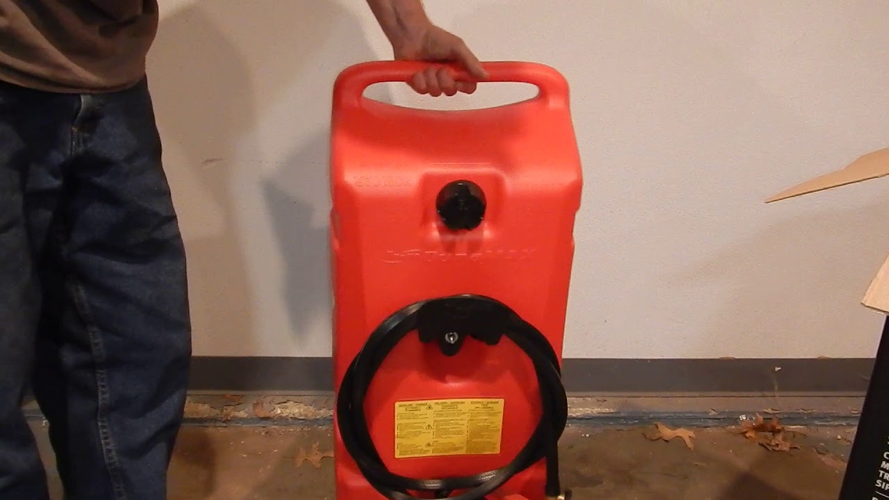 Dura Max Flo N' go 14 gallon gas can unboxing - YouTube
