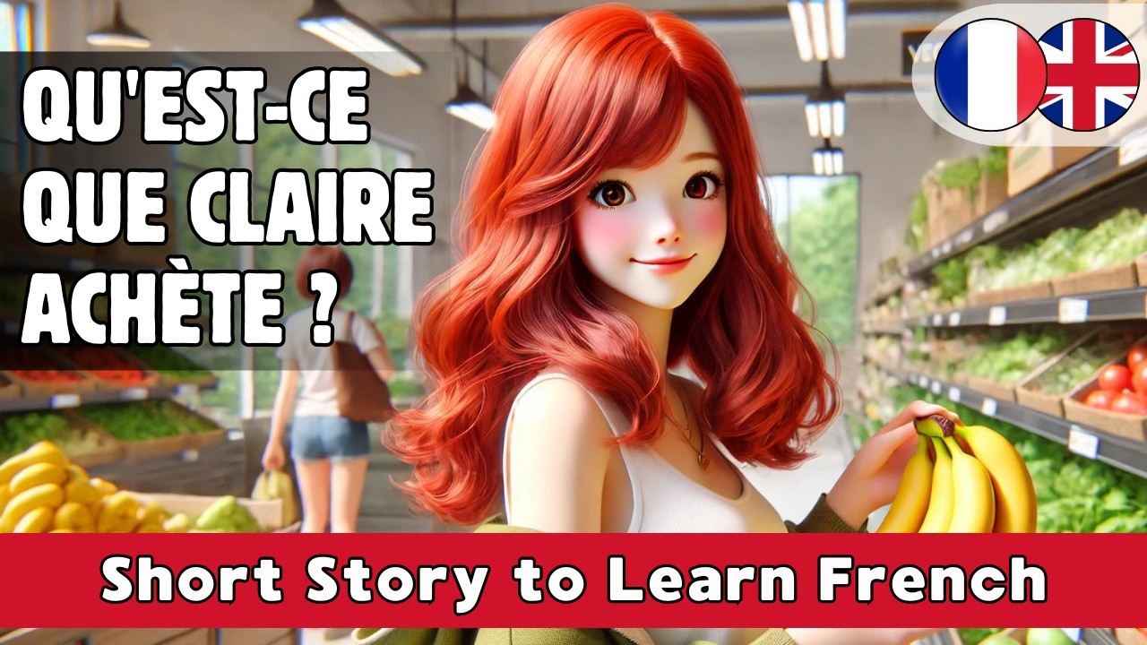 ILLUSTRATED FRENCH STORY for Beginners (A1-A2) | Listening & Vocabulary ...