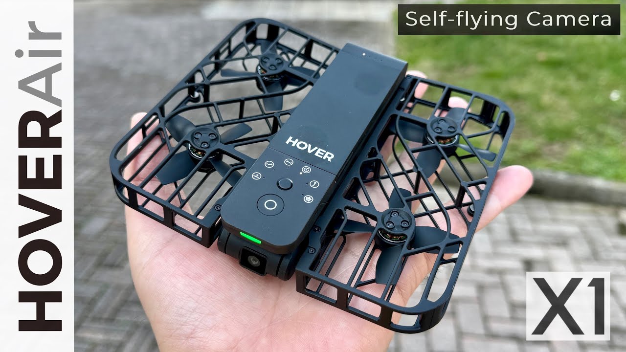 HOVERAir X1 Pocket-Sized Self-Flying Camera Drone with AI - YouTube