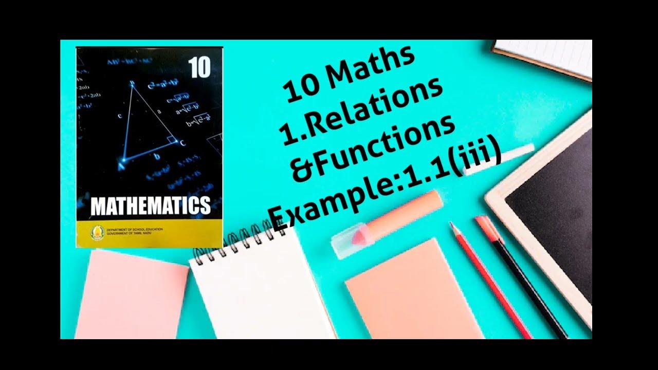 10 Maths 1.Relations & Functions Example 1.1(iii) - YouTube