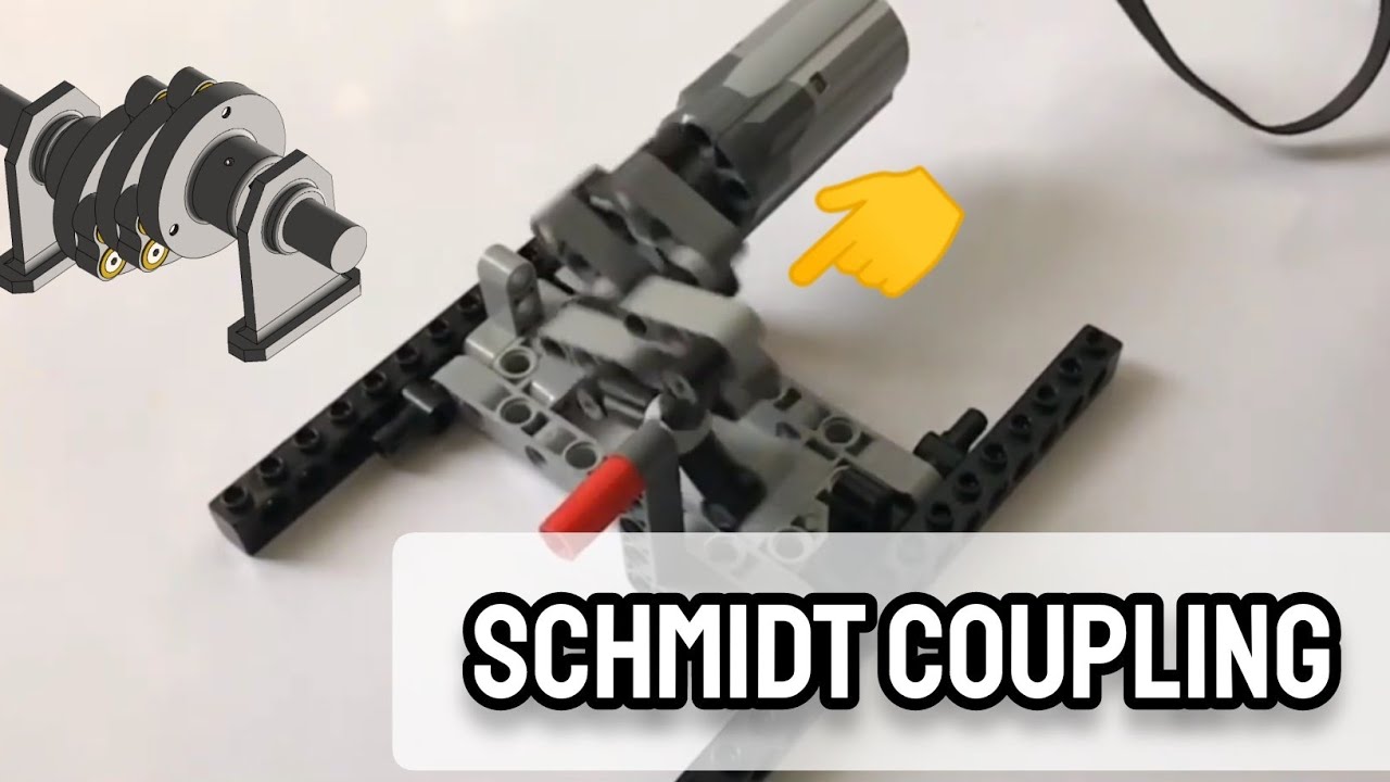 Watch Schmidt Coupling in Slow Motion with LEGO Technic - YouTube
