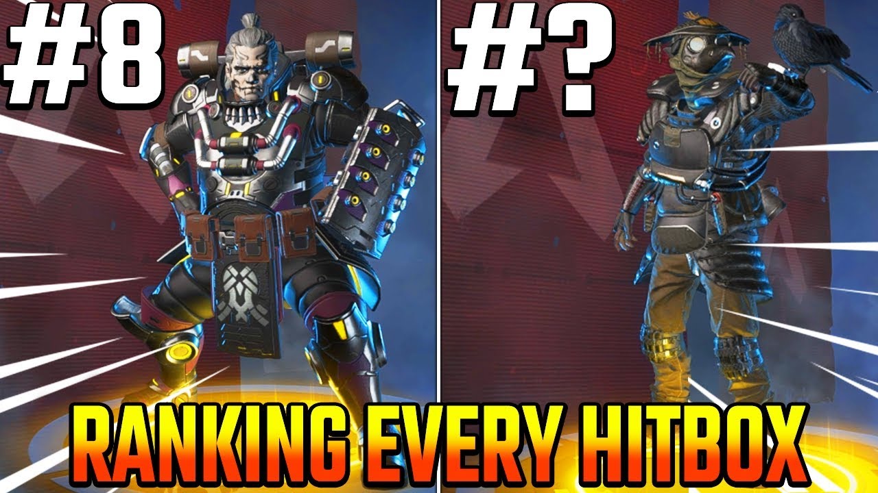 RANKING EVERY LEGEND'S HITBOX IN APEX LEGENDS FROM WORST TO BEST! - YouTube