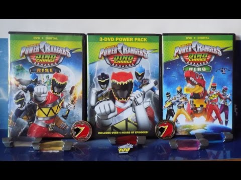 Unboxing Power Rangers Dino Charge Complete Season - All DVD Volumes ...