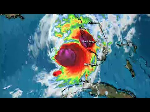 Hurricane Milton live satellite tracker - YouTube