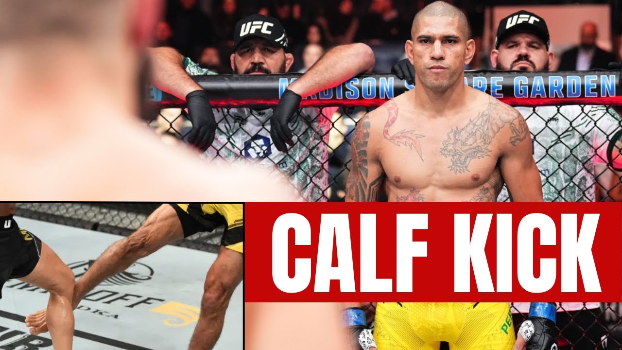 Why Pereira's Calf Kicks Worked SO Well - YouTube