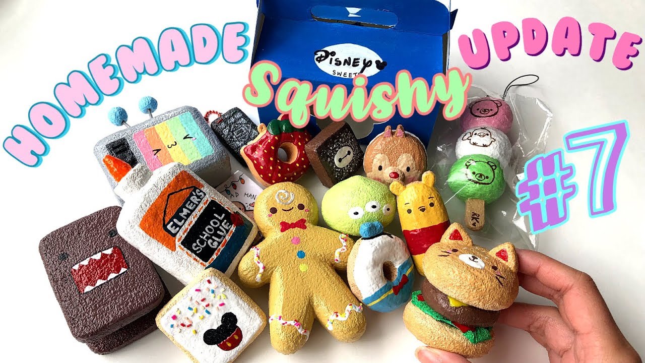 Homemade Squishy Update #7! | mishcrafts - YouTube