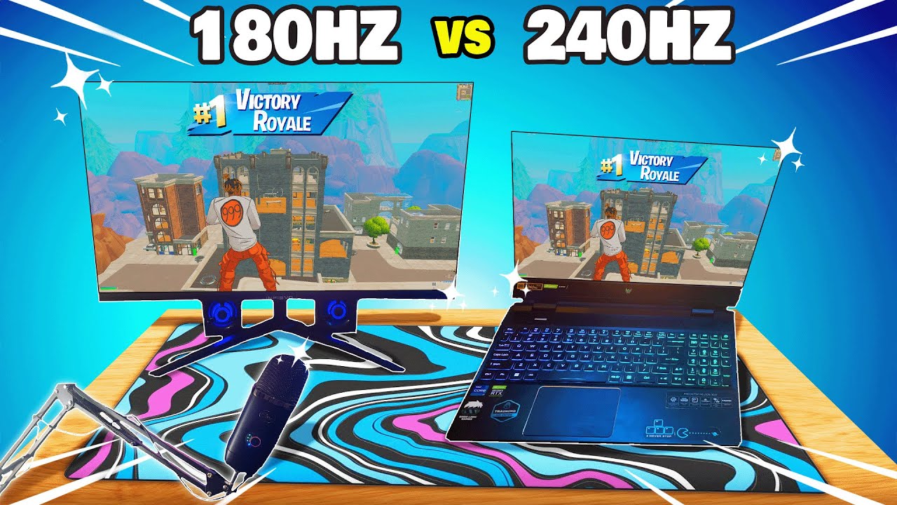 (POV) 180hz Vs 240hz Monitor! - YouTube