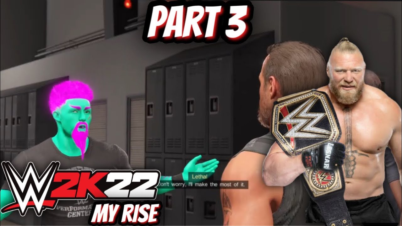 WWE 2K22 My Rise Ep.3- WHERE’S MY CONTRACT! - YouTube