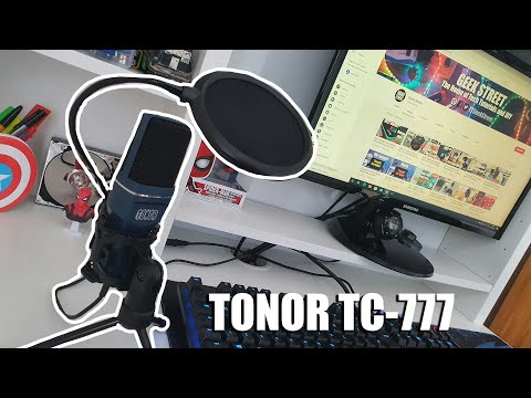 TONOR TC-777 USB Condenser Microphone Setup works with PC / PS4 | BEST BUDGET MICROPHONE