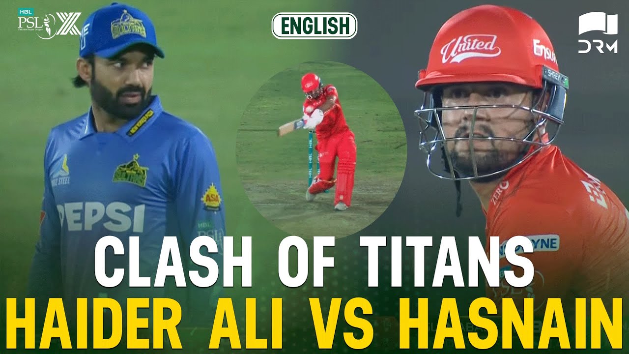 Haider Ali Vs Hasnain | Islamabad United vs Multan Sultans | Match 7 | HBL PSL X | M3O1K - YouTube