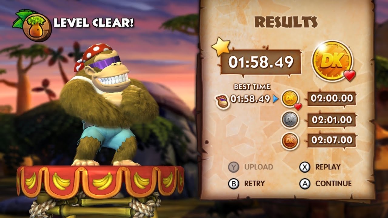 [DKCTF] (Funky Mode) 3-5 Twilight Terror - 1:58.49 (World Record) - YouTube