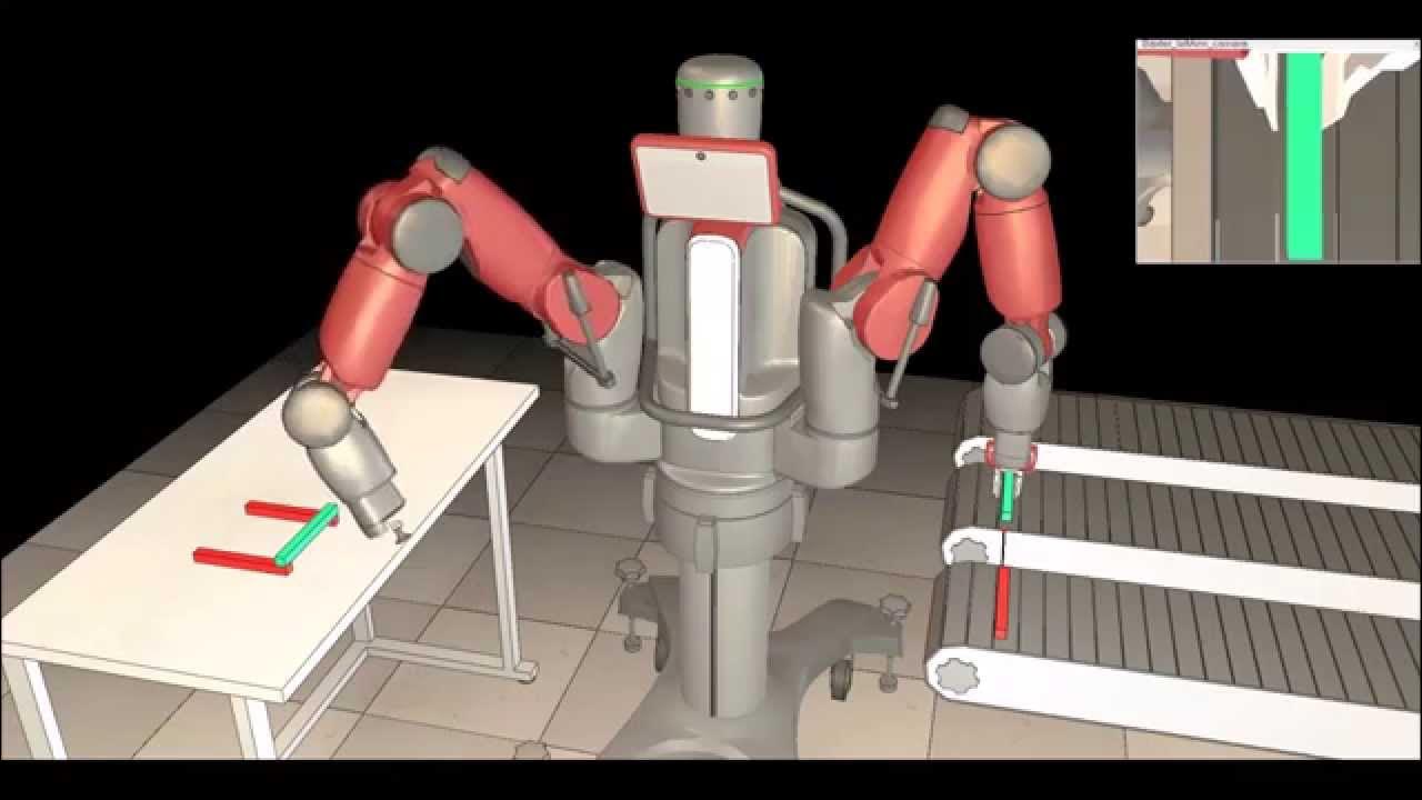 Robot Simulator V-REP: Baxter - YouTube