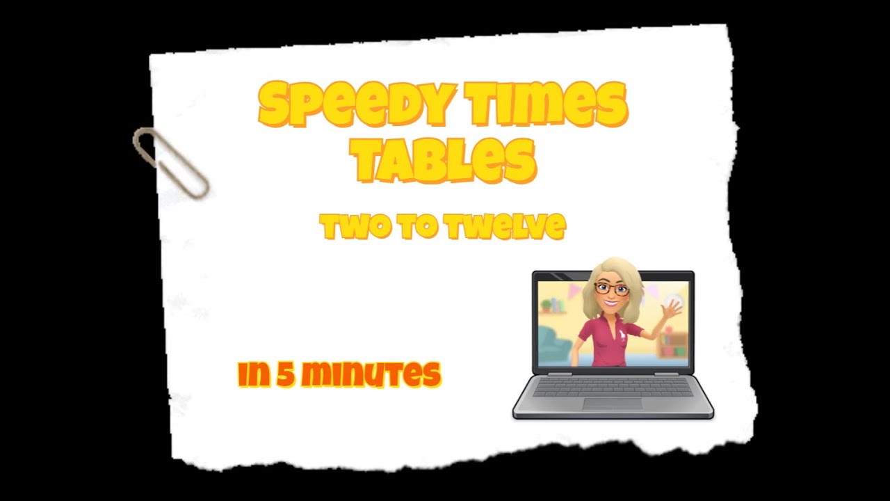 Speedy Times Tables. Times tables 2 to 12 in 5 minutes!!!! - YouTube