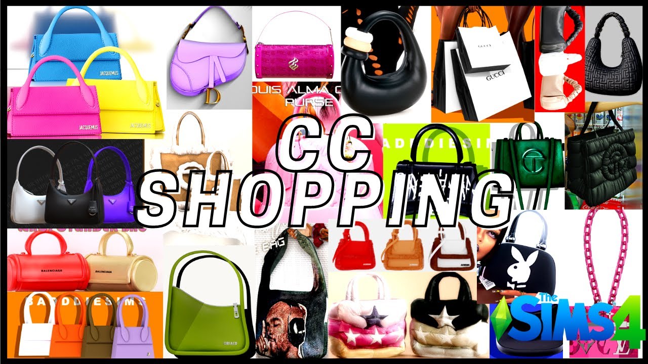 CC SHOPPING | FEMALE BAGS || SIMS 4 - YouTube