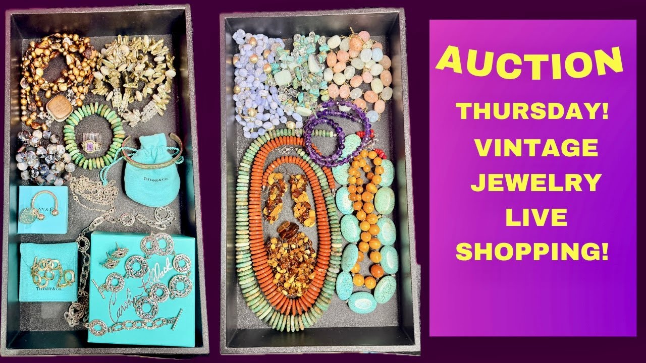 Vintage Jewelry Auction! Aladdins' Cave Of Myth & Wonder! - YouTube