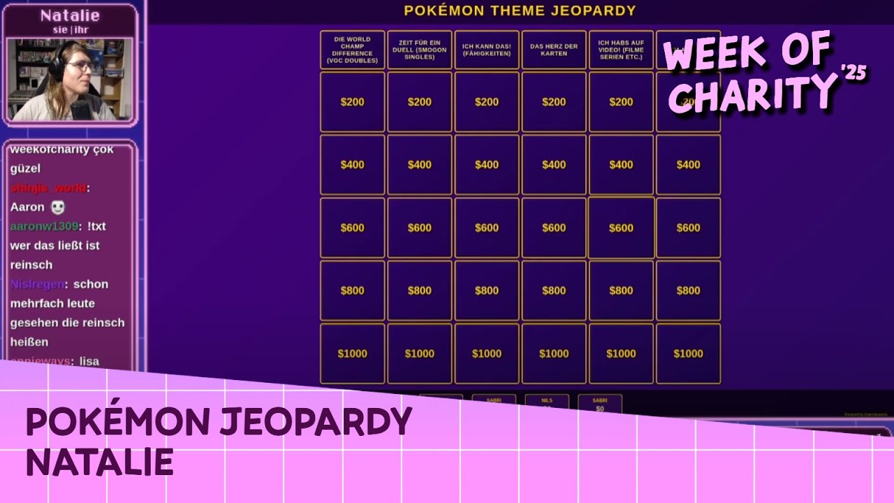 Das große Pokémon Jeopardy! Wer wird siegen?! - Week of Charity - YouTube