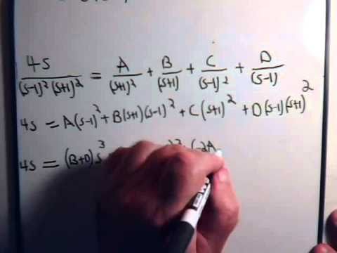 Inverse LaPlace Transform Example 5 - YouTube