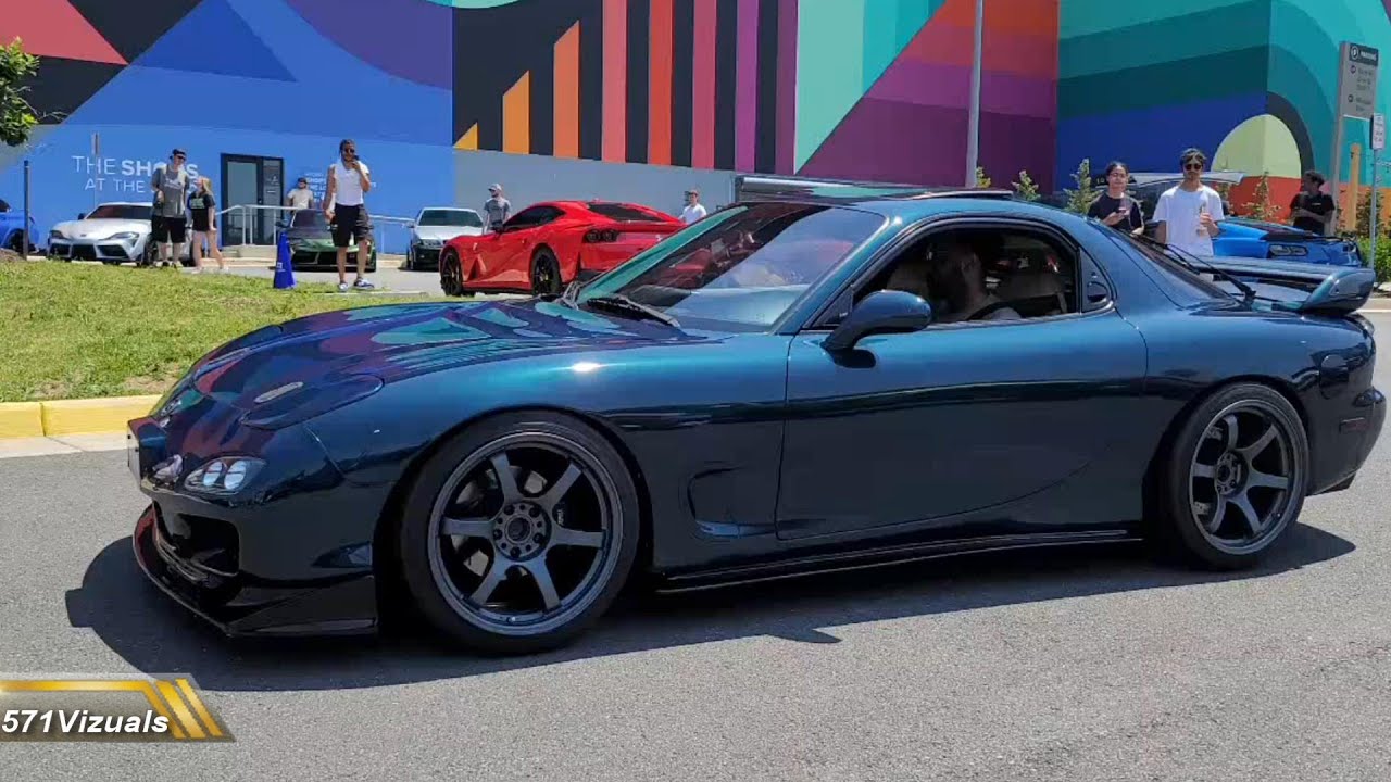 The Boro Tyson's Corner Virginia with a clean Mazda FD RX7 at a ...
