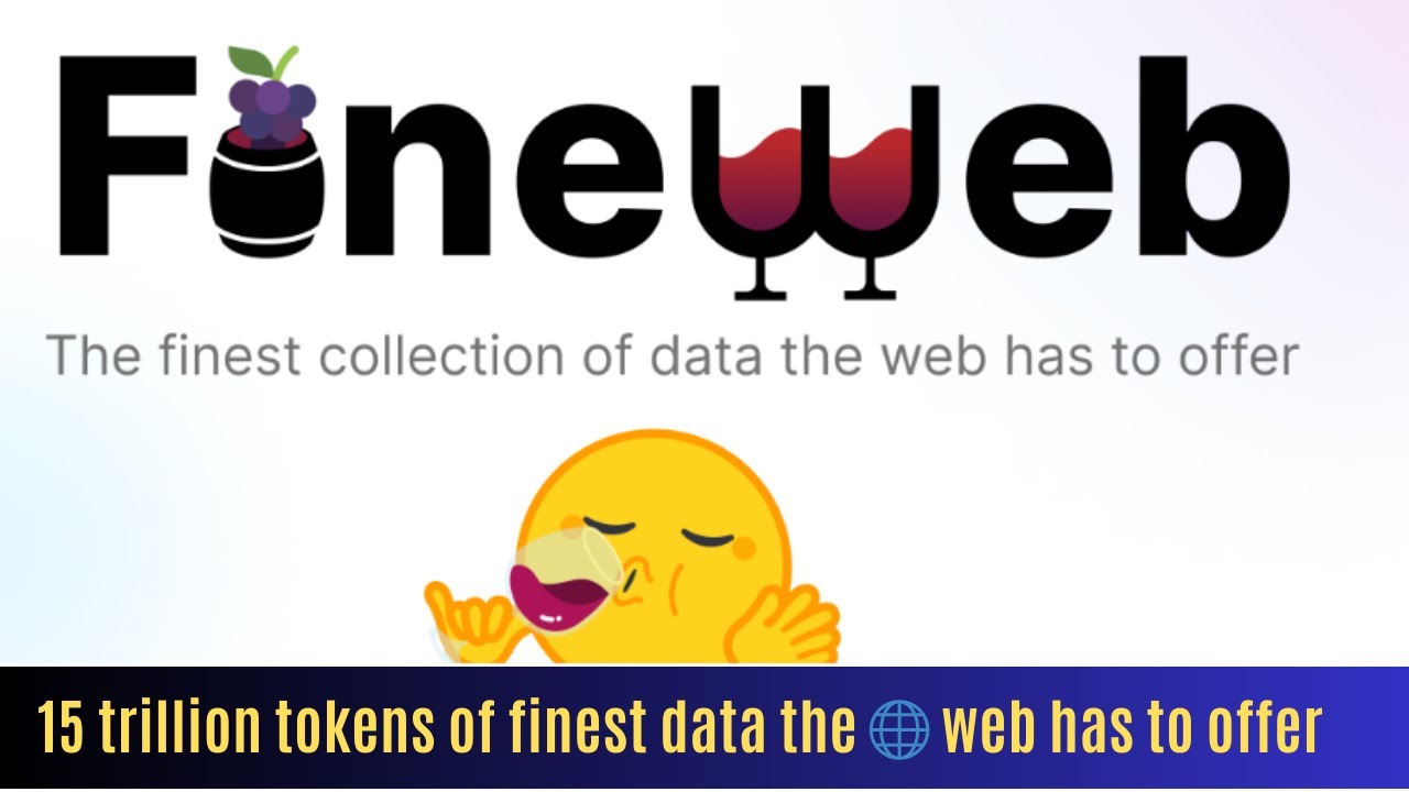 FineWeb and FineWeb-Edu - All Time Best Quality Dataset for Free - YouTube