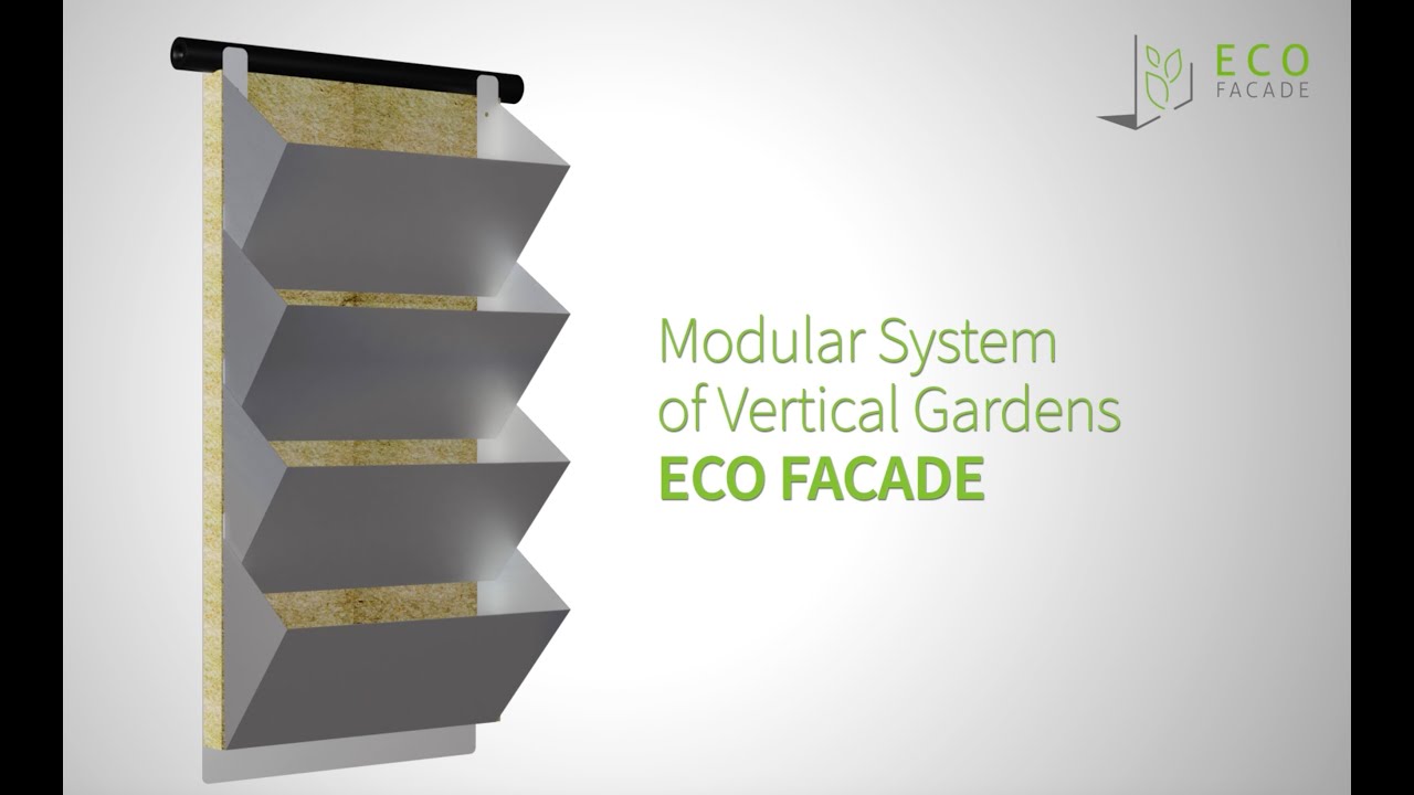 Eco-Facade Living Wall System - YouTube