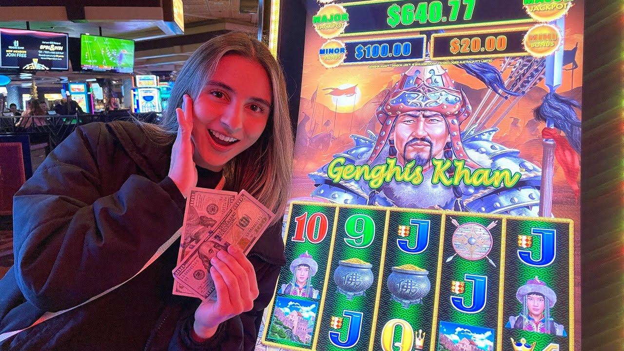 She Hit BONUS After BONUS On This Dragon Link Slot Machine In Las Vegas ...
