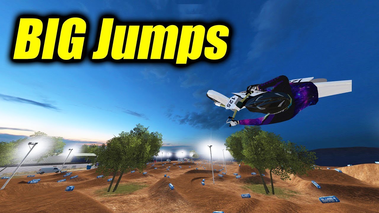 Big Jumps! MX Simulator - Track Review - "AMX Nightcross" - YouTube