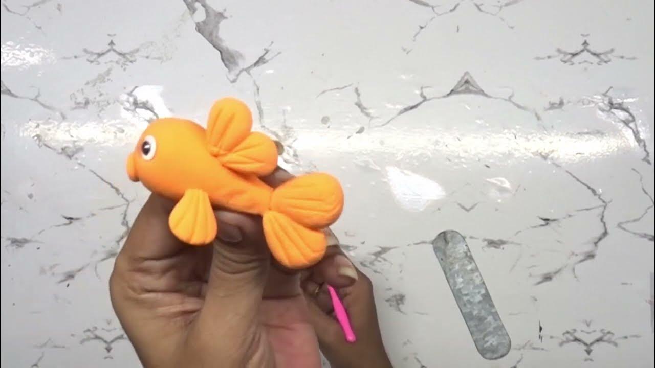 how to make clay fish | clay fish | #clay #claycracking diy ...