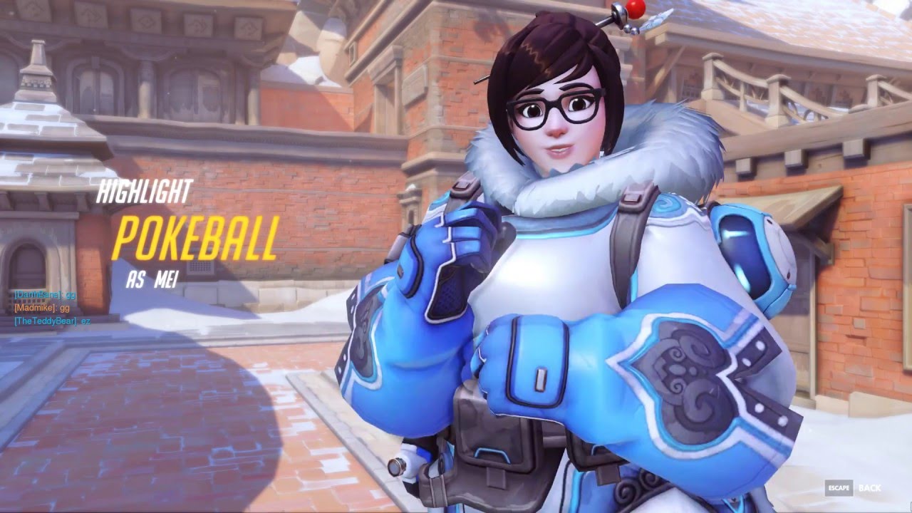 Overwatch - Mei Match Winning Ultimate - YouTube