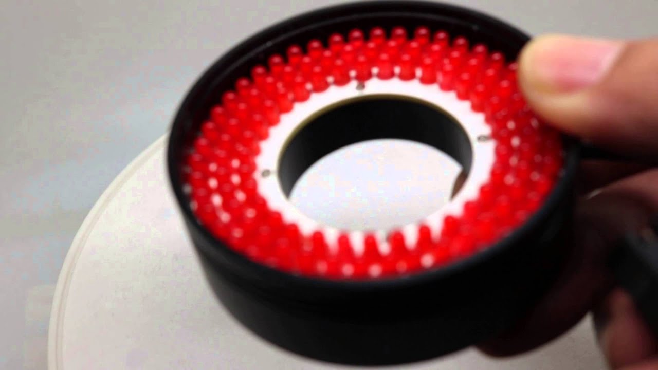 LED Ring Light Cognex Machine Light Lighting Vision DVT HDR-70 - YouTube