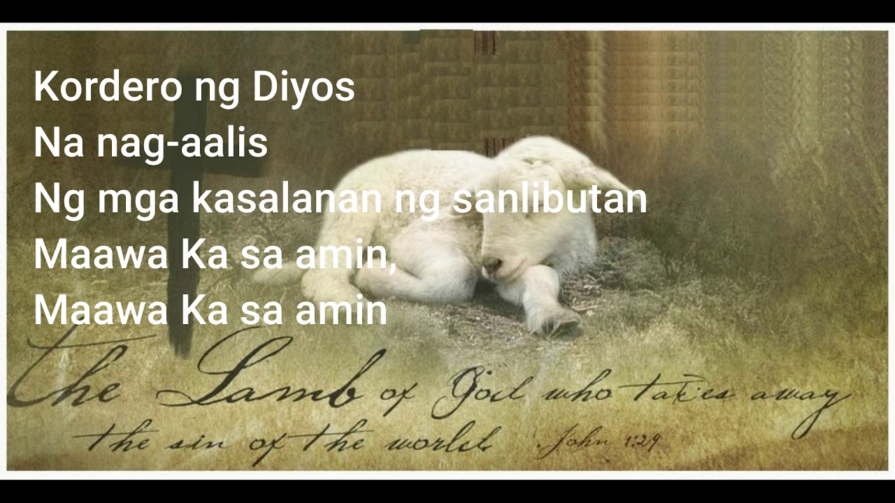 Kordero ng Diyos (Arnel Aquino, SJ) - YouTube