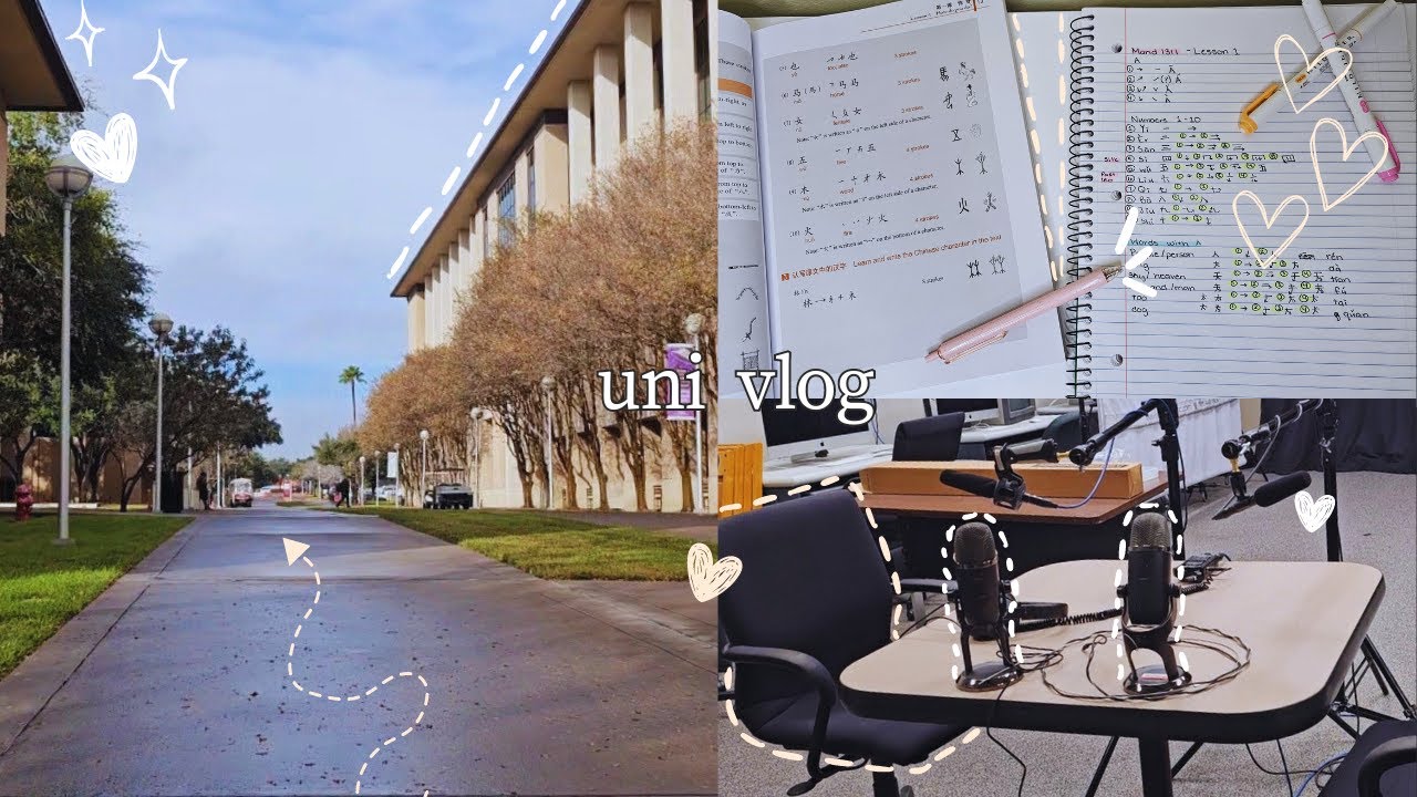 UNI VLOG 📓🎧: first week of the winter sem, late night classes, long ...