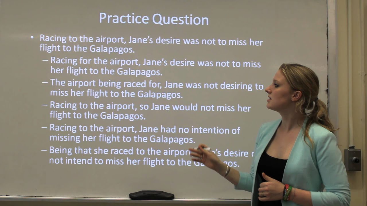 SAT Grammar Dangling Participles - YouTube