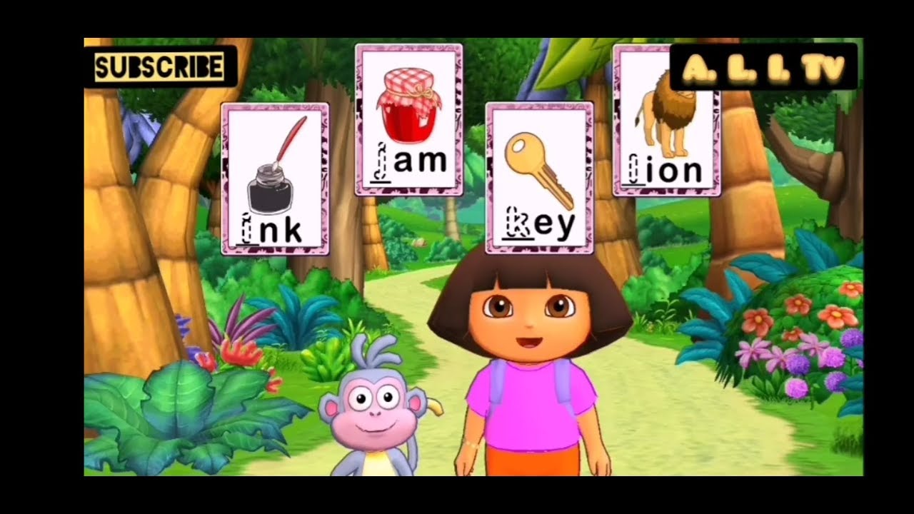 Nickelodeon. Dora the explorer. Learning adventure. Letters - YouTube