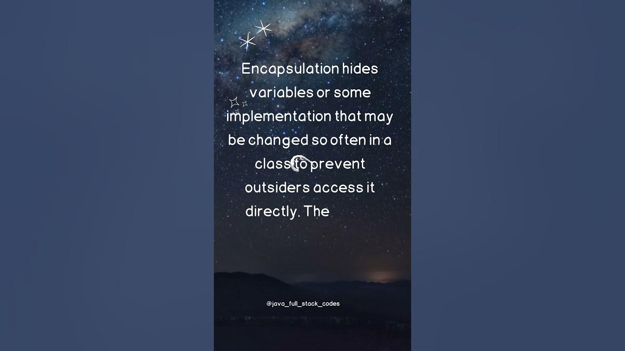 Difference Between Encapsulation And Abstraction Java Javaprogramming Javatutorial Youtube