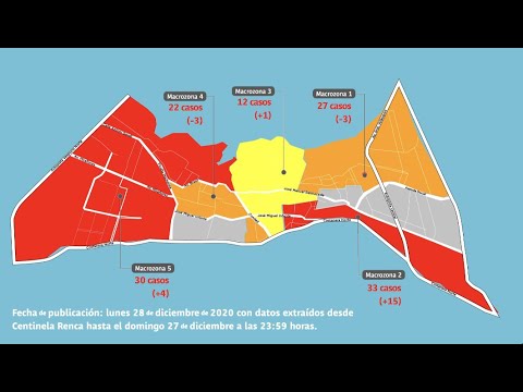 Mapa semanal sobre los casos de #COVID19 activos en Renca - YouTube