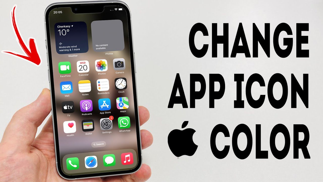 How To Change App Icon Color On iPhone - Full Guide - YouTube
