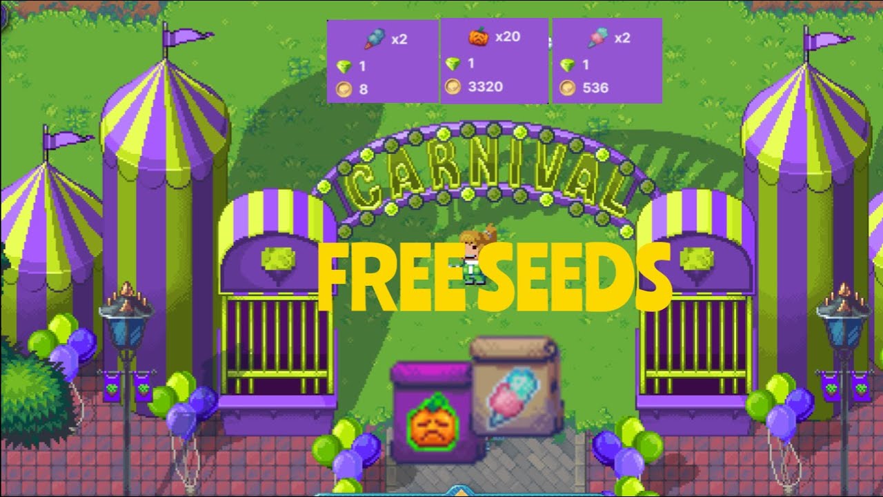 Free Seeds at the Carnival | Pixels: An Infinite World of Endless ...