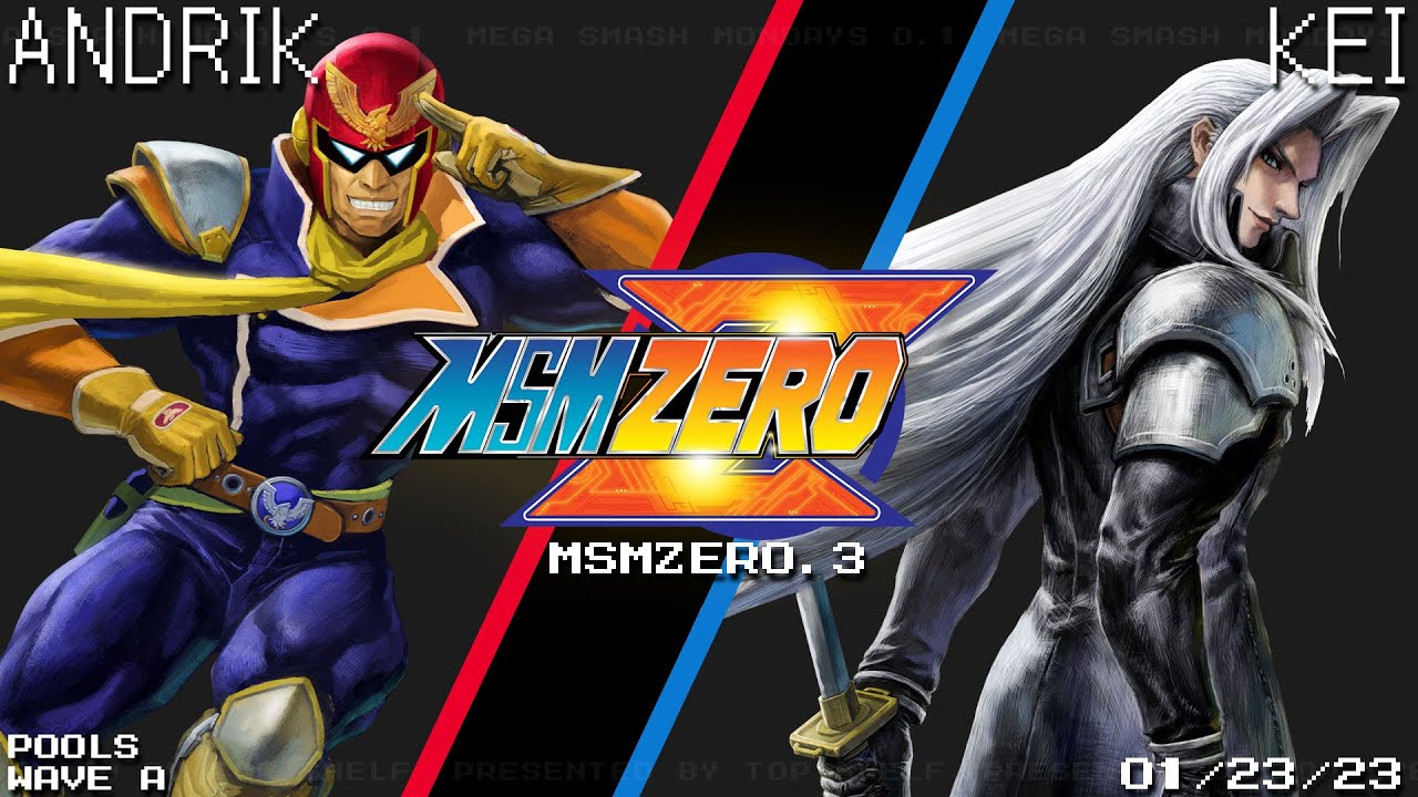 MSM:ZERO.2 - Andrik (Captain Falcon) Vs. Kei (Sephiroth) - SSBU - Pools ...