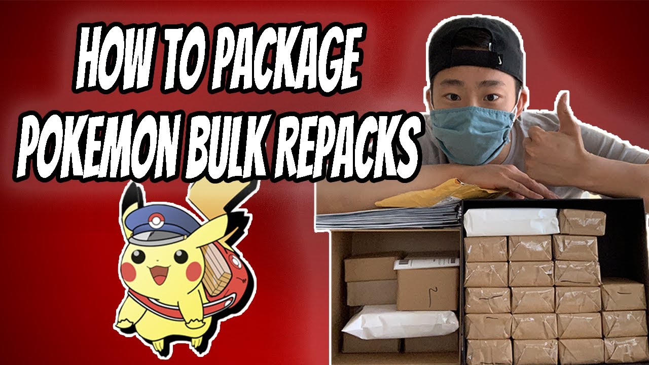 How To Package Pokemon Repacks - YouTube