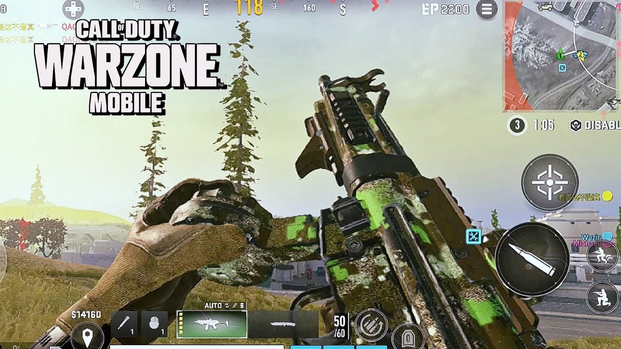 WARZONE MOBILE HIGH GRAPHICS INTENSE GAMEPLAY (ANDROID) - YouTube