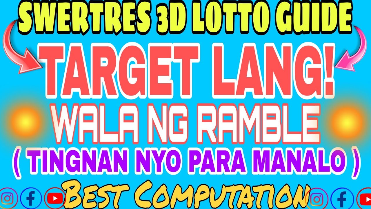 TIP/GUIDE PARA TARGET ANG PAGTAYA SA Swertres 3D Lotto #tutorial # ...