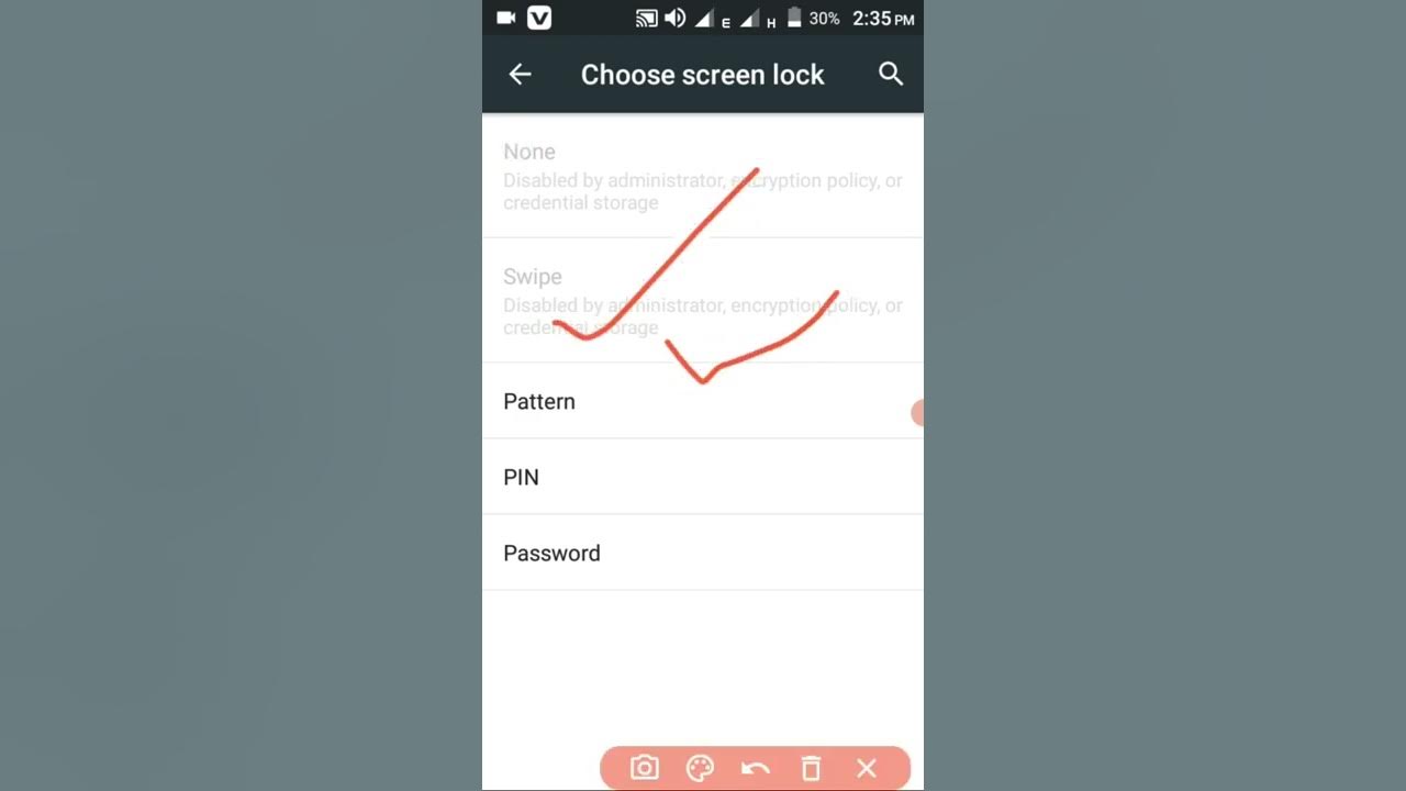 how To remove pattern Lock and unblock Swipe lock on Android 5.1 - YouTube