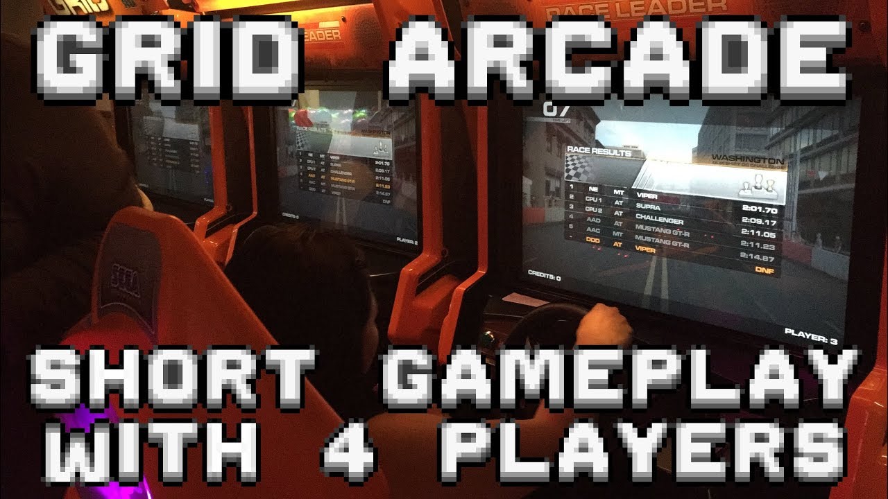 GRID Arcade: 4 Player Gameplay with Time Out - YouTube