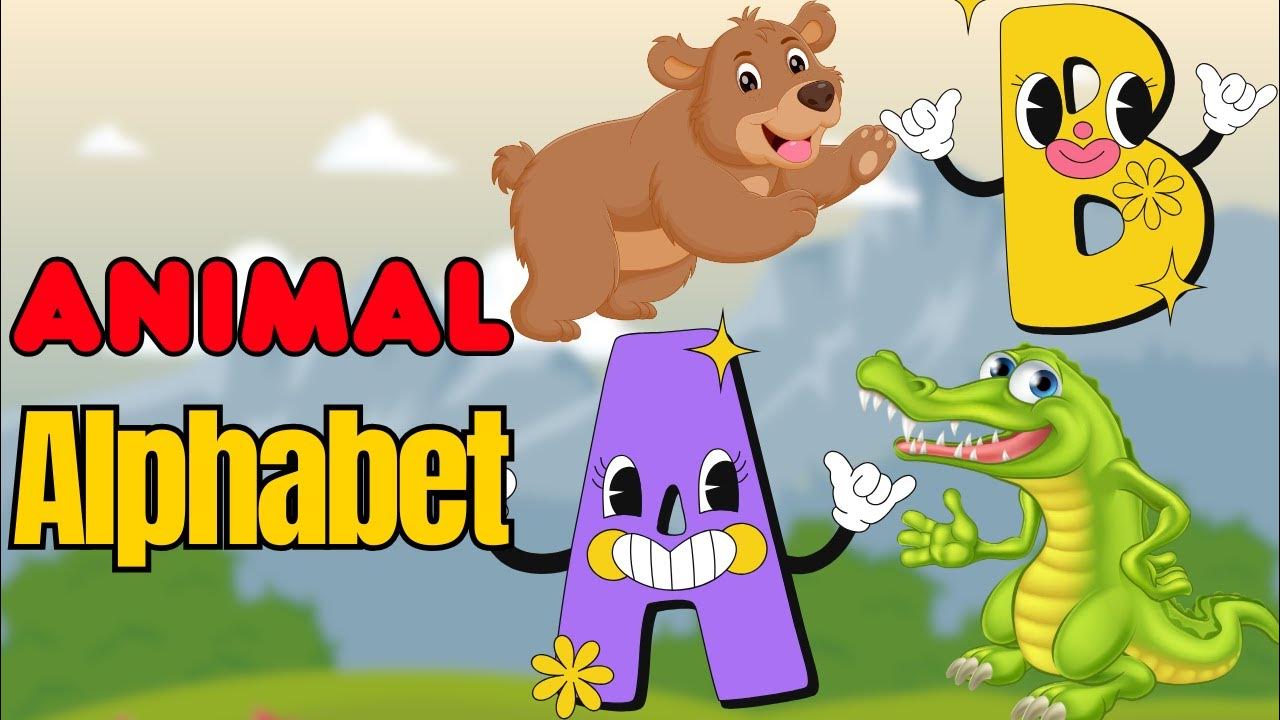 Learn ABC with Animals | ABC Alphabet Song for Kids | A to Z Animals ...
