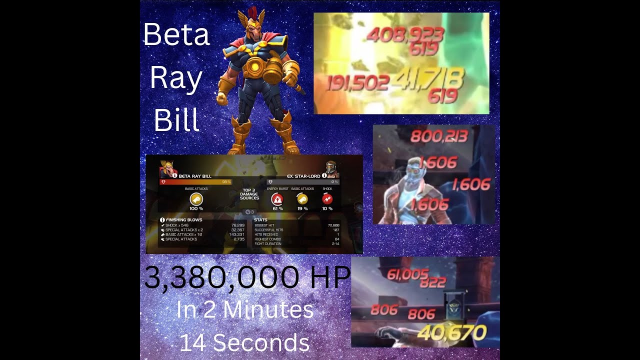 Most BROKEN Beta Ray Bill rotation!! - MCOC - YouTube