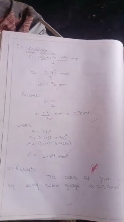solved FSC physics practical note book|| - YouTube