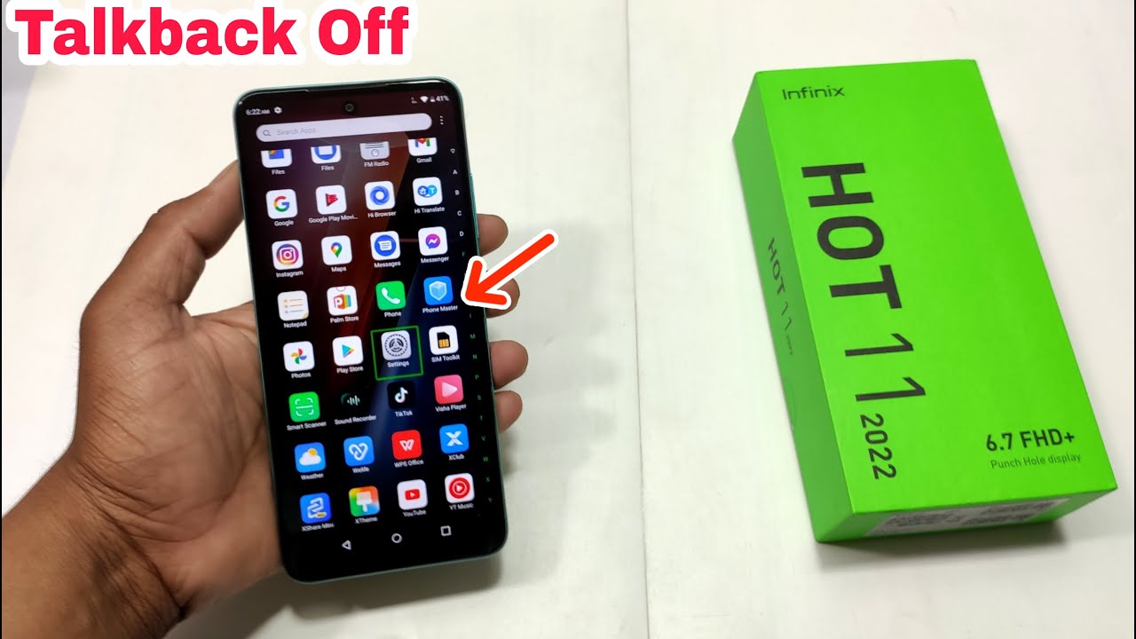 Infinix Hot 11 2022 Talkback Off Kaise Karen | Infinix X675 Talkback ...